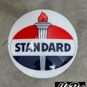 STANDARD Reproduction 13.5 Gas Pump Globe Face / Lens - Etsy