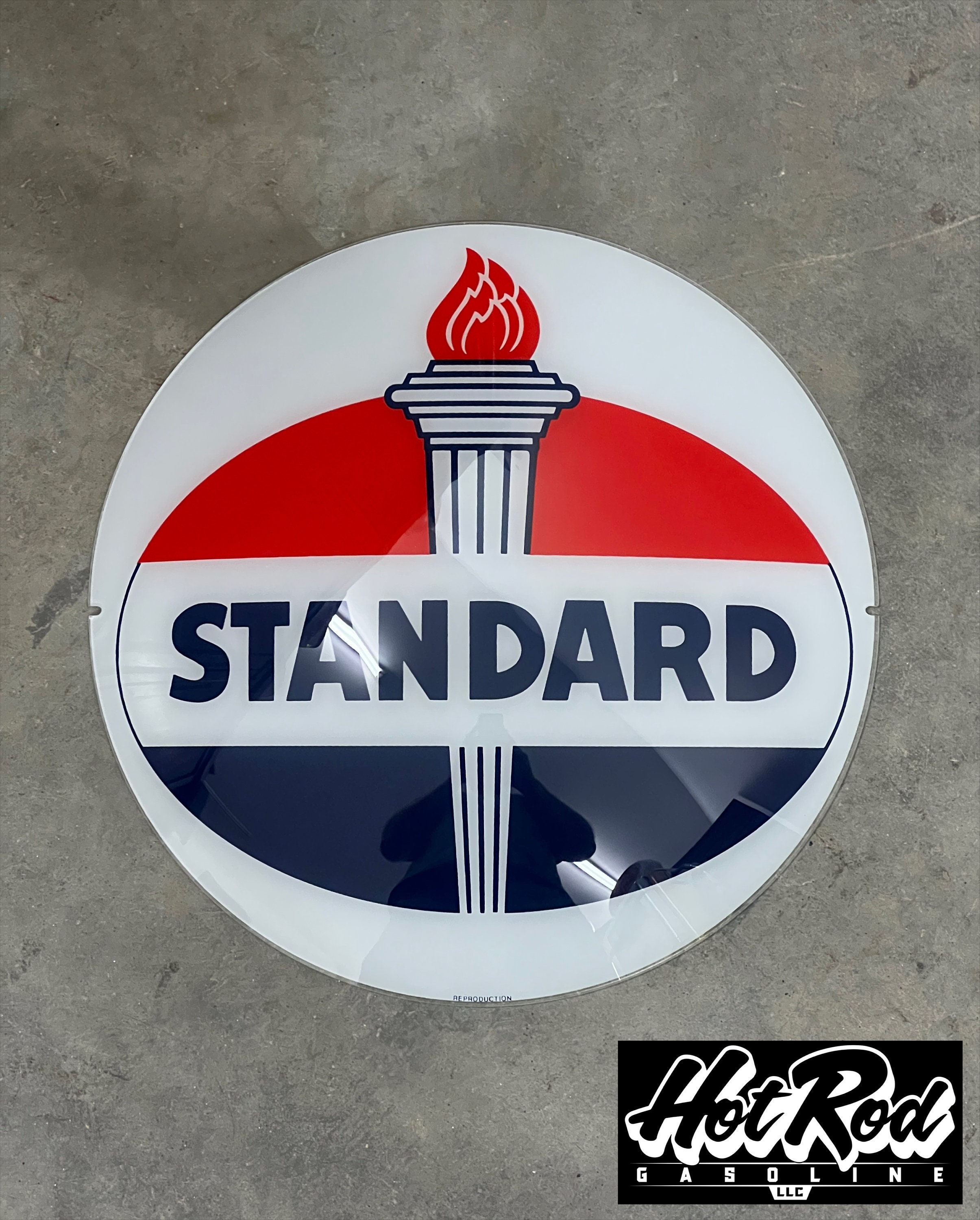 STANDARD Reproduction 13.5 Gas Pump Globe Face / Lens - Etsy