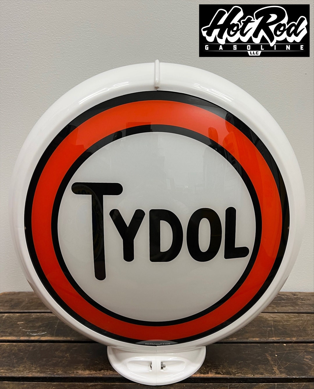 TYDOL Reproduction 13.5" Gas Pump Globe - (white Body) - Etsy