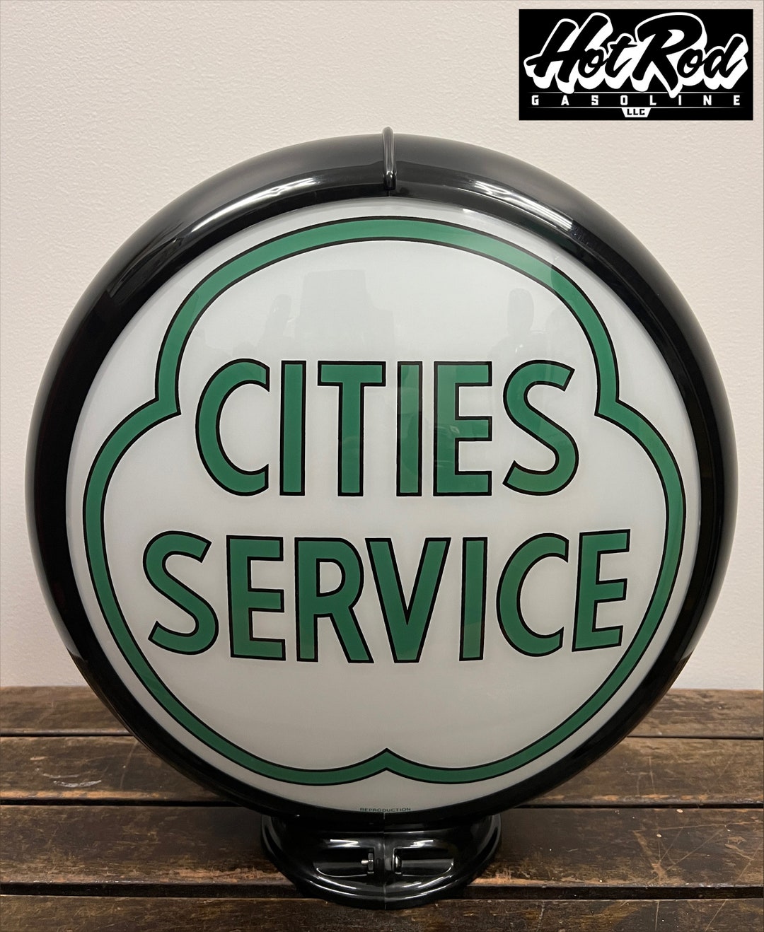 CITIES SERVICE Reproduction 13.5 Gas Pump Globe black Body - Etsy