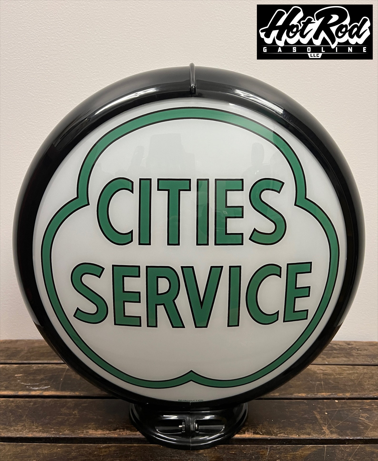 CITIES SERVICE Reproduction 13.5 Gas Pump Globe black Body - Etsy
