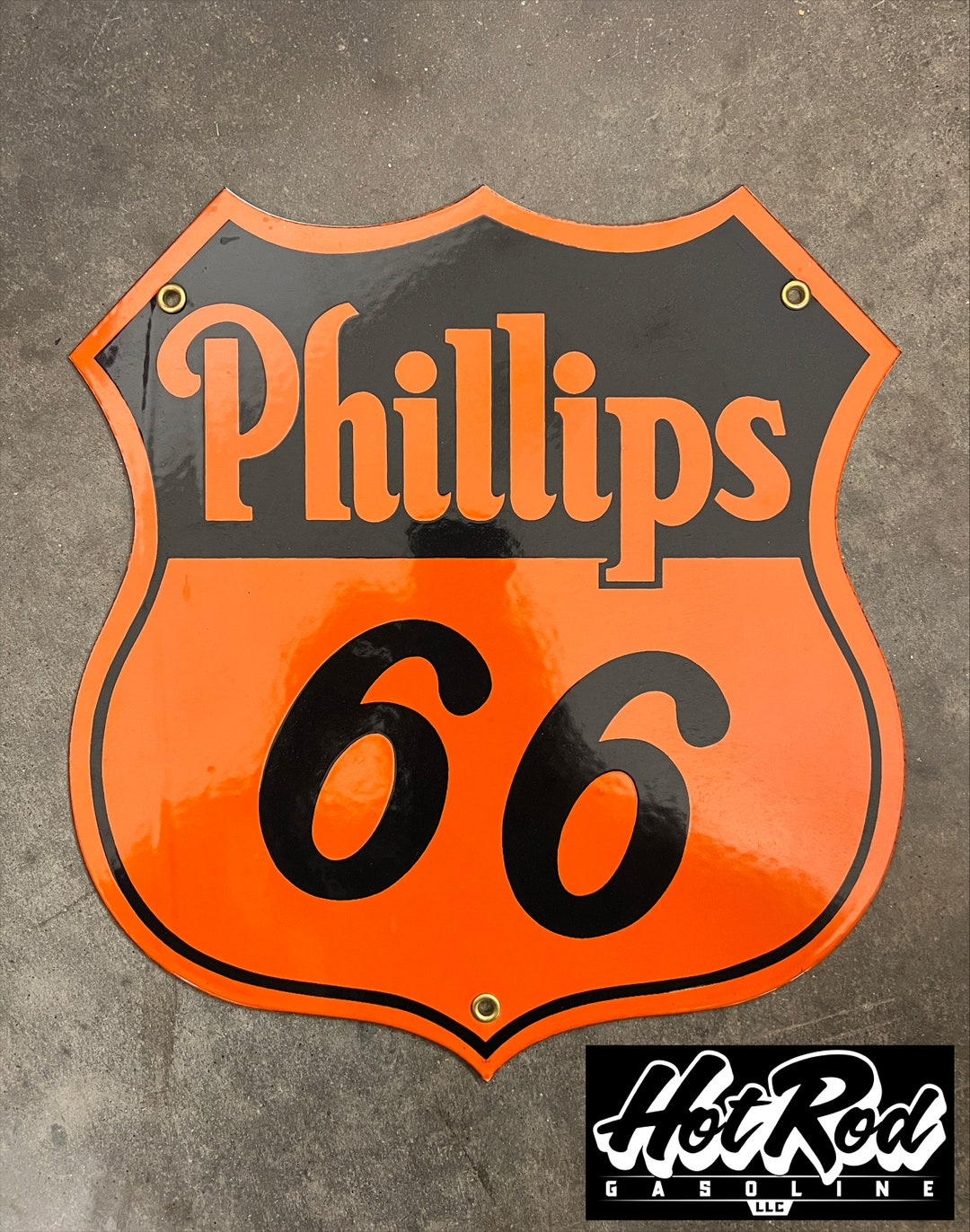 PHILLIPS 66 Porcelain Sign - Etsy