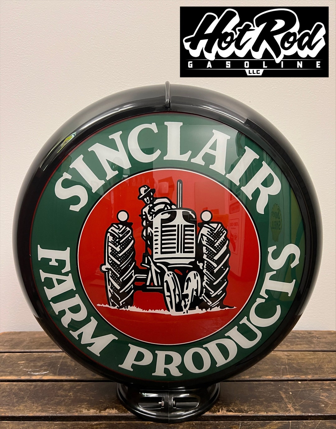 SINCLAIR FARM PRODUCTS Reproduction 13.5 Gas Pump Globe black Body - Etsy