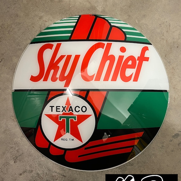 Texaco Gas Pump Globe - Etsy