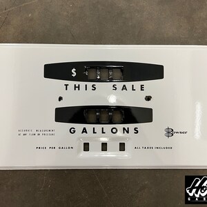 Original BOWSER Face Plate - Gas Pump Parts - Etsy