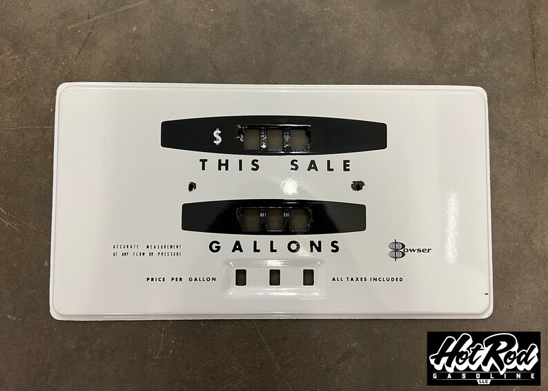 Original BOWSER Face Plate - Gas Pump Parts - Etsy