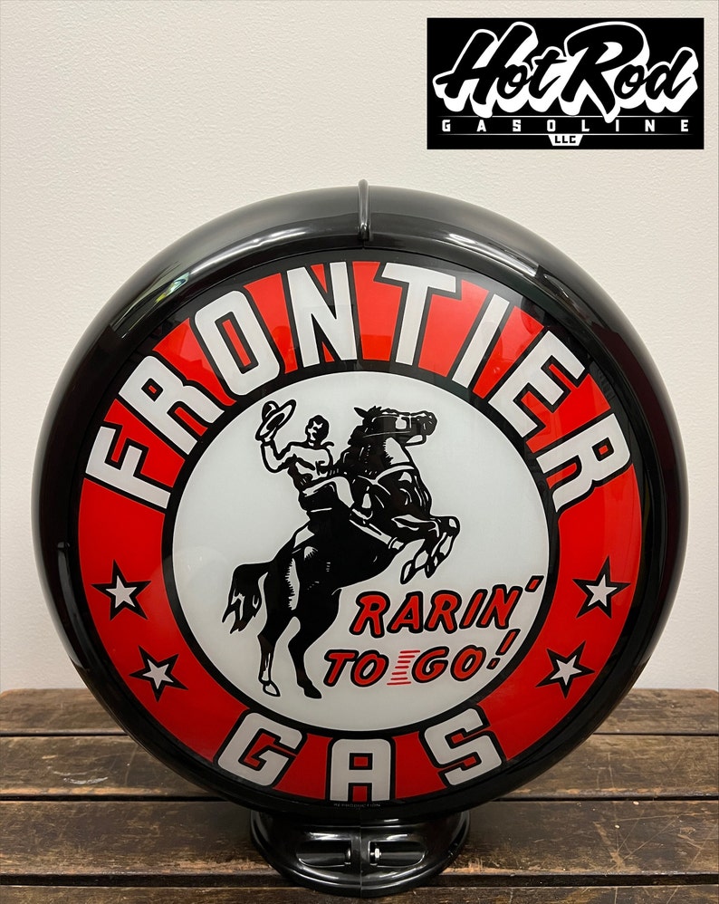 FRONTIER GAS Reproduction 13.5 Gas Pump Globe black Body - Etsy