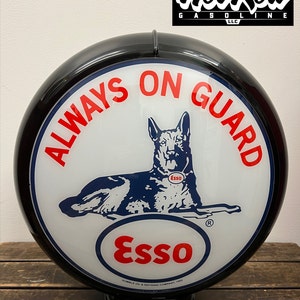 ESSO Dog Reproduction 13.5 Gas Pump Globe black Body - Etsy
