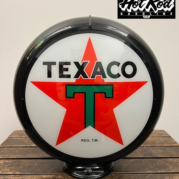 Texaco Gas Pump Globe - Etsy