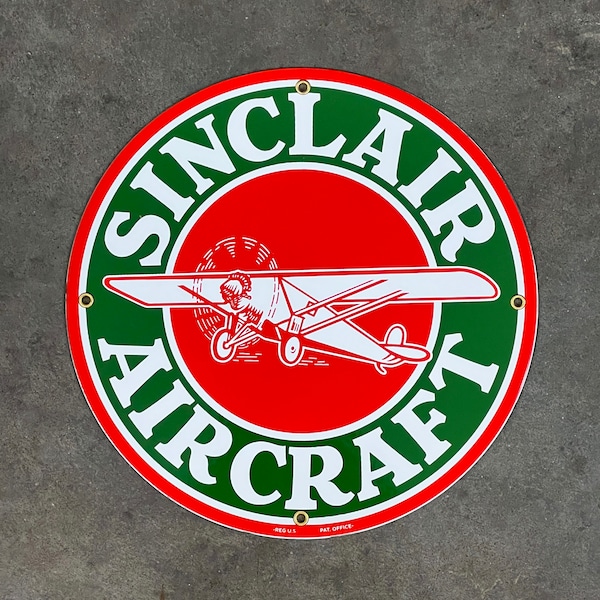 Porcelain Sinclair Sign - Etsy