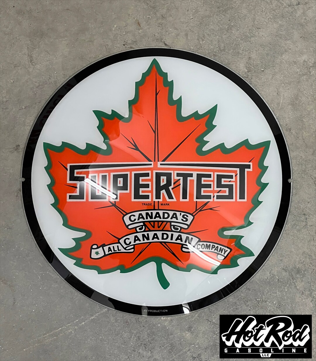 SUPERTEST GASOLINE Reproduction 13.5 Gas Pump Globe Face / Lens - Etsy