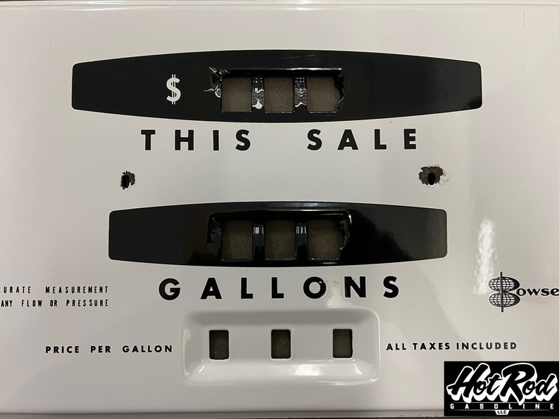 Original BOWSER Face Plate - Gas Pump Parts - Etsy