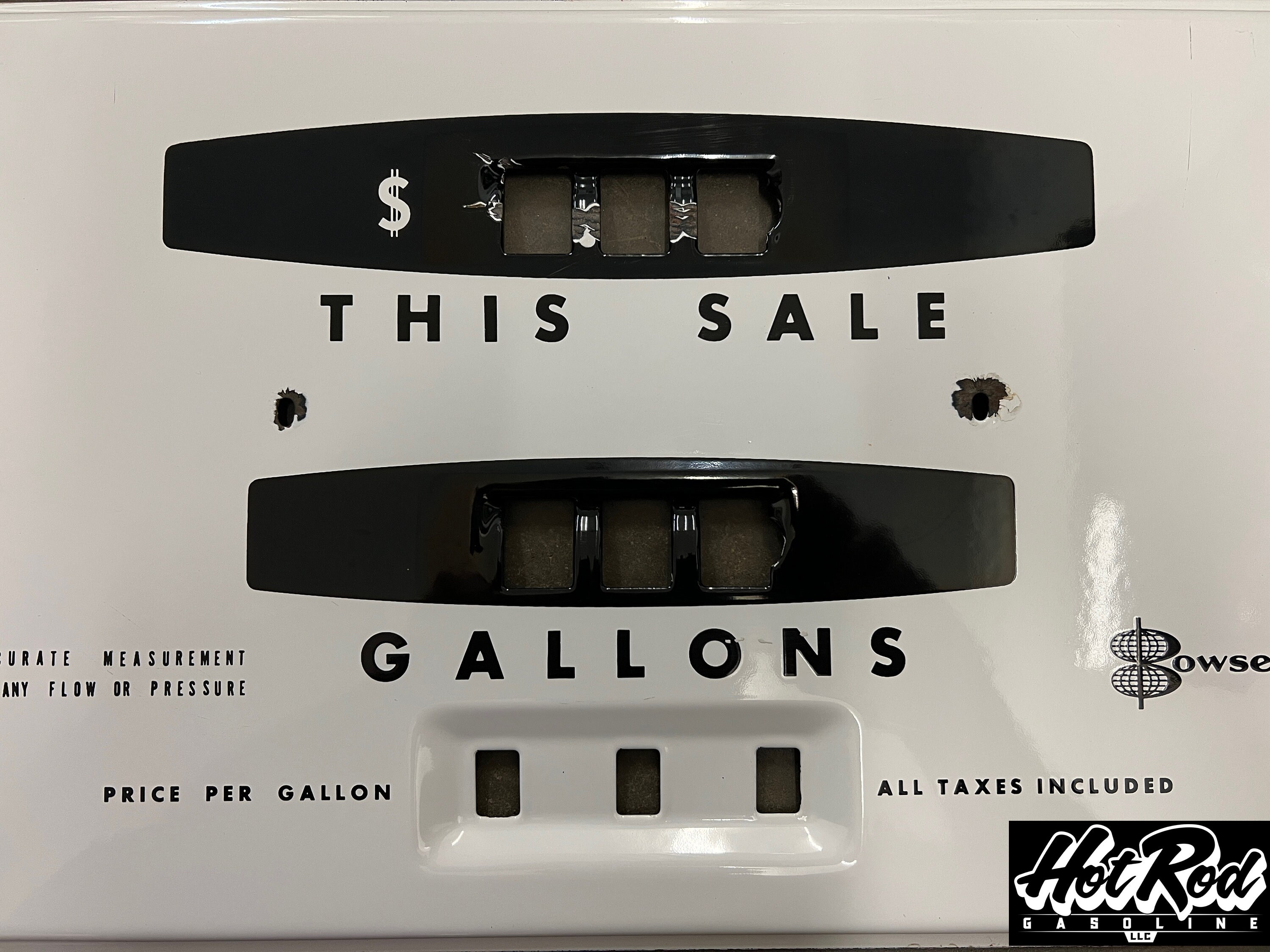 Original BOWSER Face Plate - Gas Pump Parts - Etsy