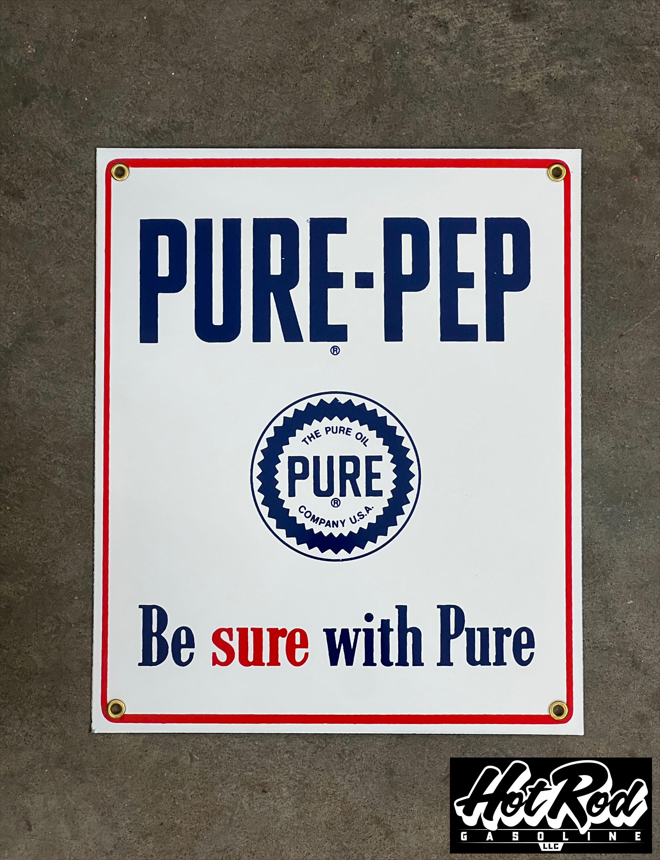 Pure Oil Gasoline Signs