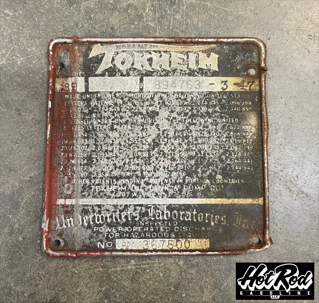 TOKHEIM 39 ID Tag Gas Pump Parts - Etsy