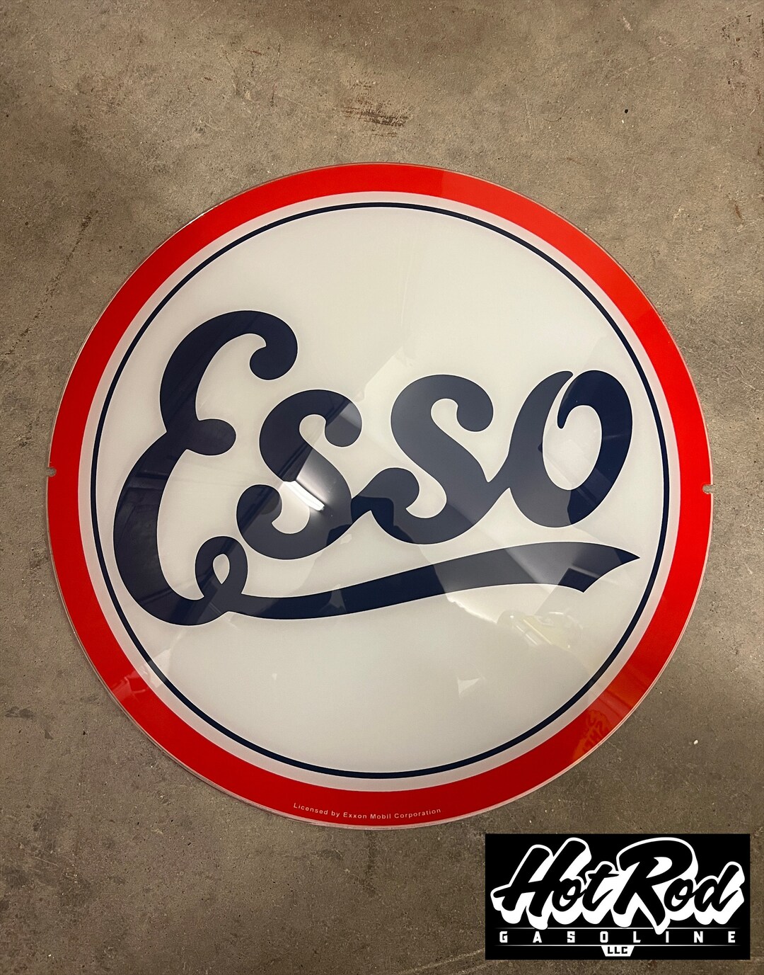 ESSO Script Reproduction 13.5" Gas Pump Globe Face / Lens - Etsy