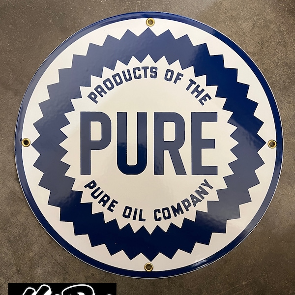 Pure Gas Sign - Etsy