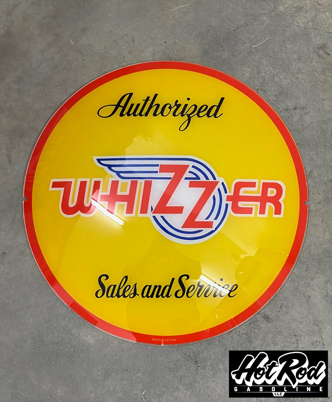 WHIZZER Reproduction 13.5 Gas Pump Globe Face / Lens - Etsy