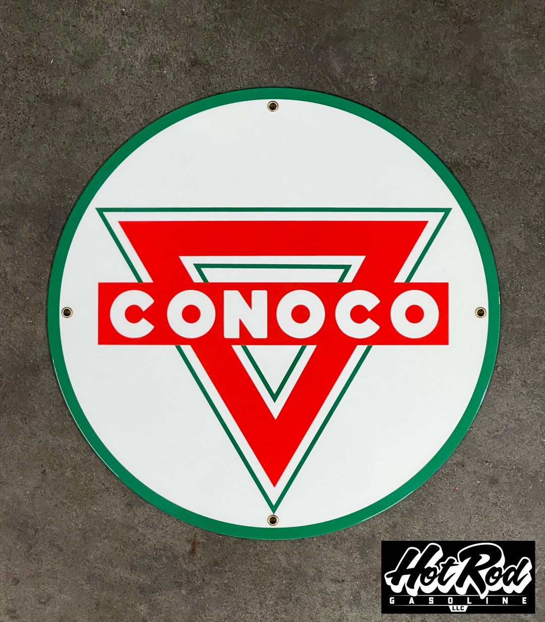 CONOCO GASOLINE SIGN - Etsy