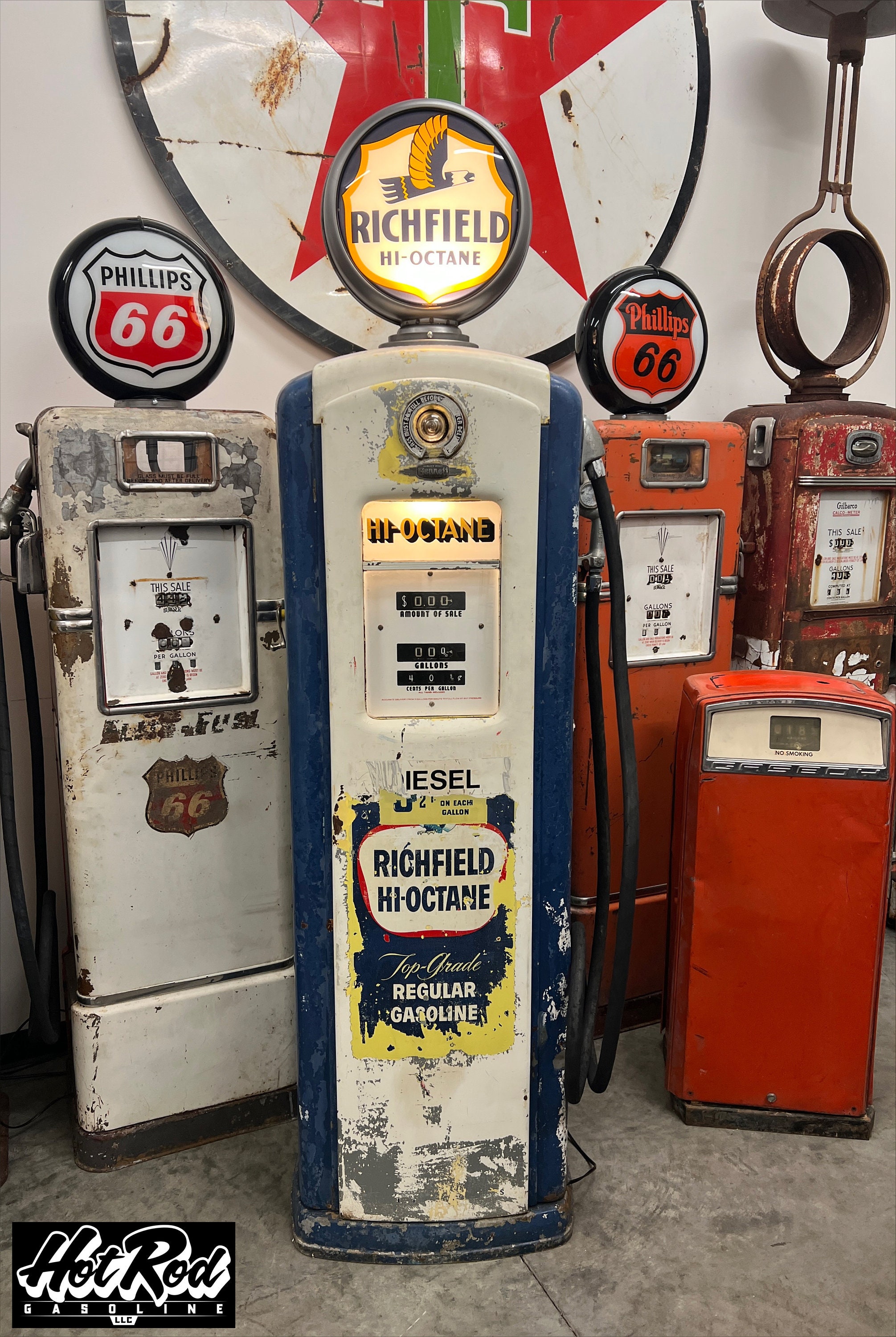 1940's RICHFIELD GASOLINE Bennett 646 Gas Pump - Etsy