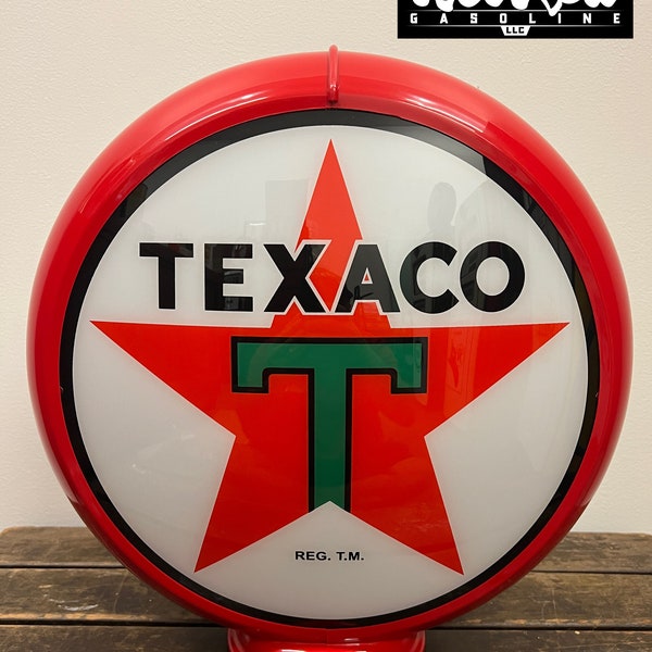 Texaco Gas Pump Globe - Etsy
