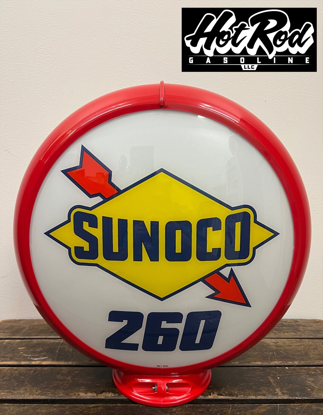 SUNOCO 260 Reproduction 13.5 Gas Pump Globe red Body - Etsy