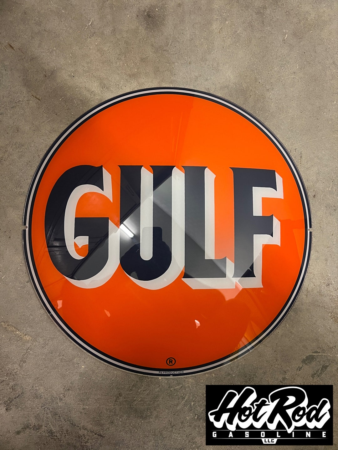 GULF Reproduction 13.5" Gas Pump Globe Face / Lens - Etsy