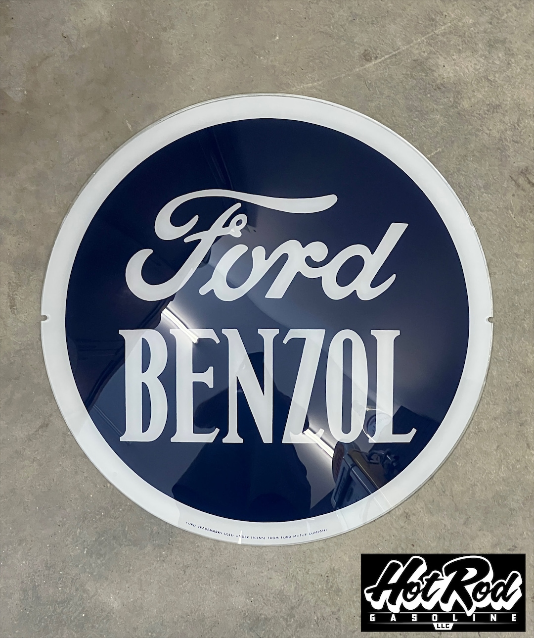 FORD BENZOL Reproduction 13.5 Gas Pump Globe Face / Lens - Etsy