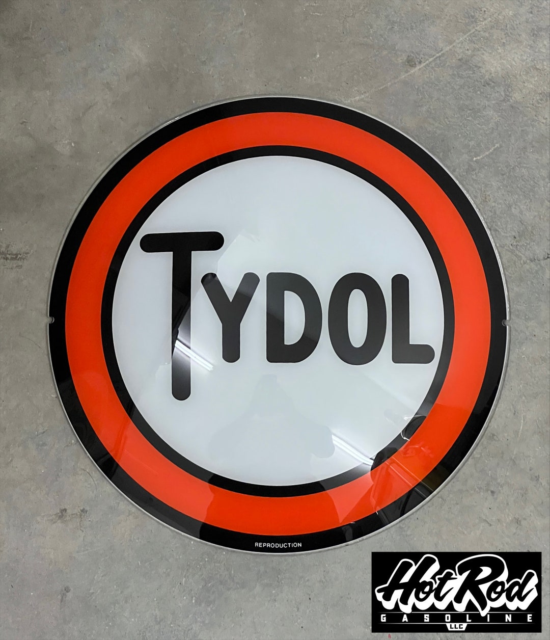 TYDOL Reproduction 13.5" Gas Pump Globe Face / Lens - Etsy