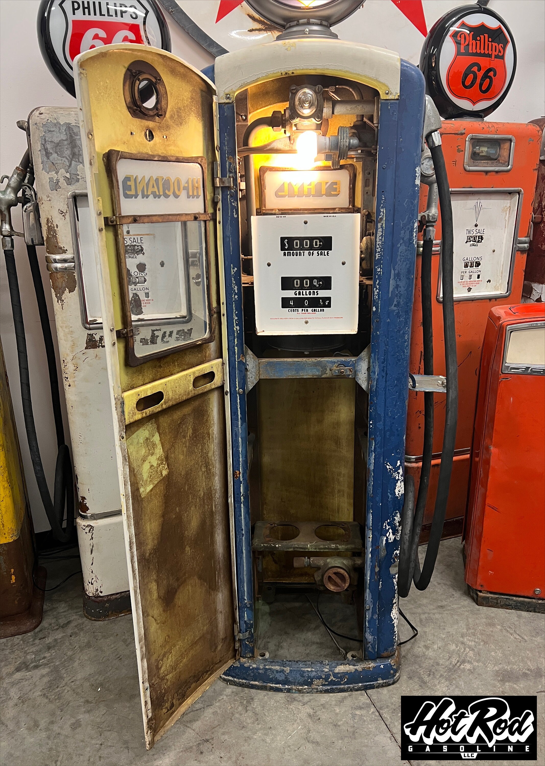 1940's RICHFIELD GASOLINE Bennett 646 Gas Pump - Etsy