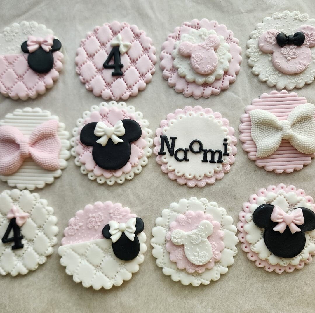 Mini Mouse Cupcake Toppers - Etsy