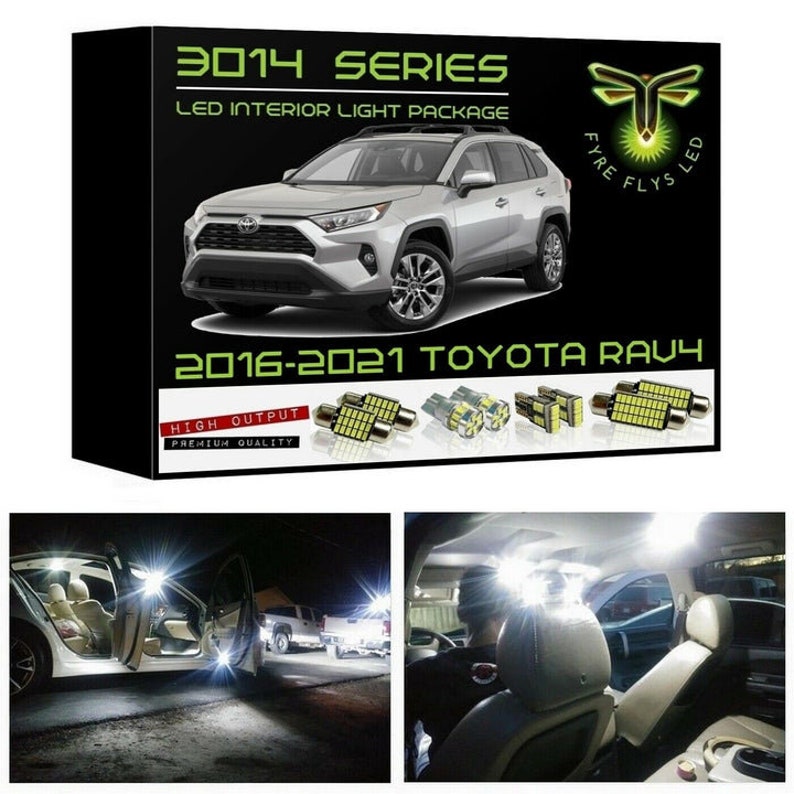 2016-2021 TOYOTA RAV4 LED Interior Light Kit 3014 Series - Etsy