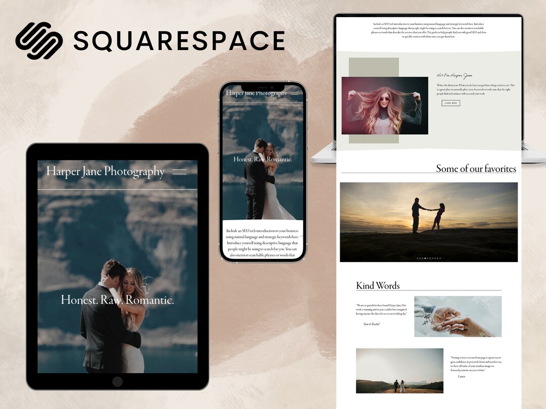 Squarespace Template, Squarespace 7.1 Template, Squarespace Website Template, Squarespace ...