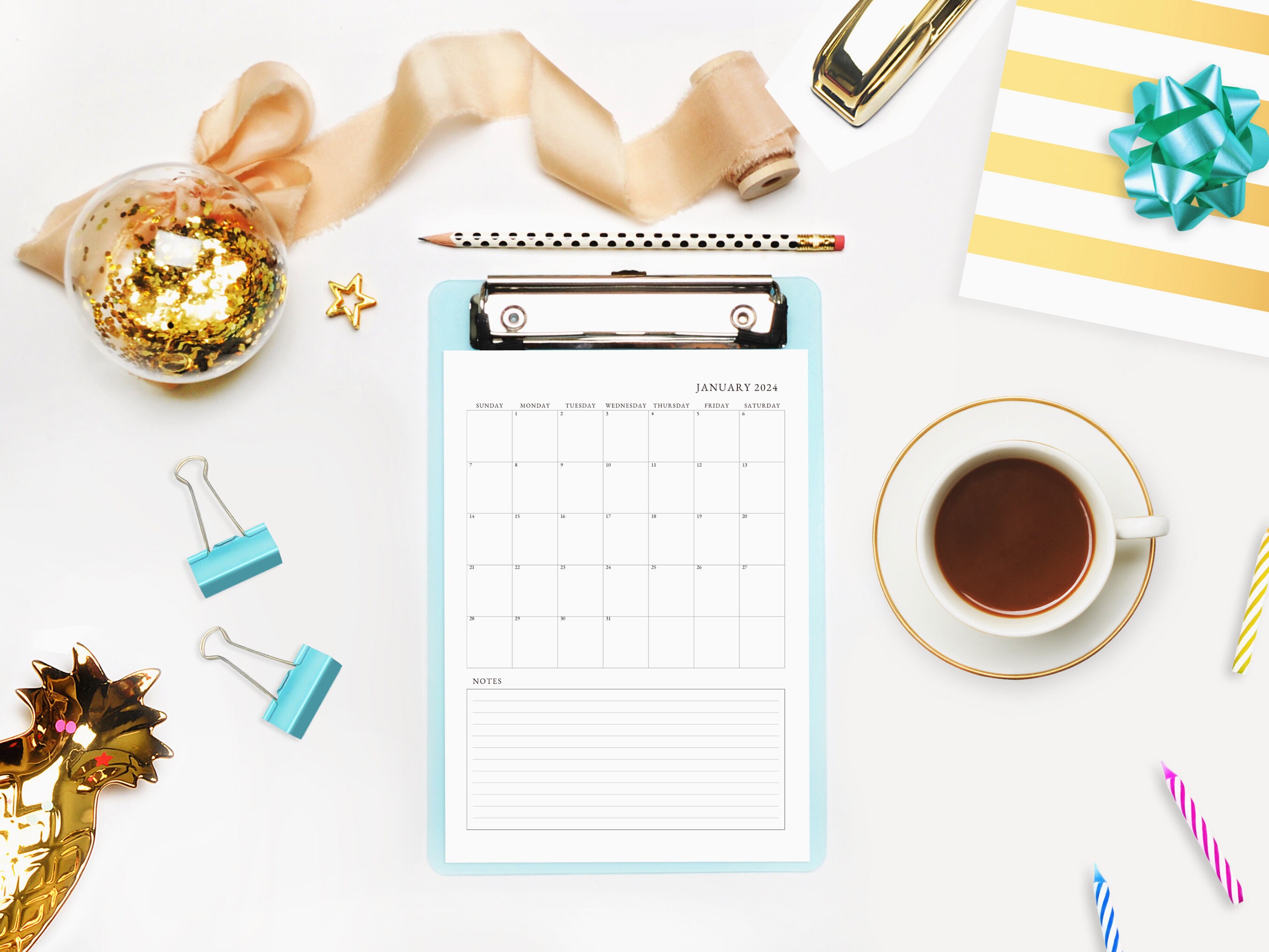 Printable Digital Monthly Calendar | Editable Monthly Calendar | 2023 ...