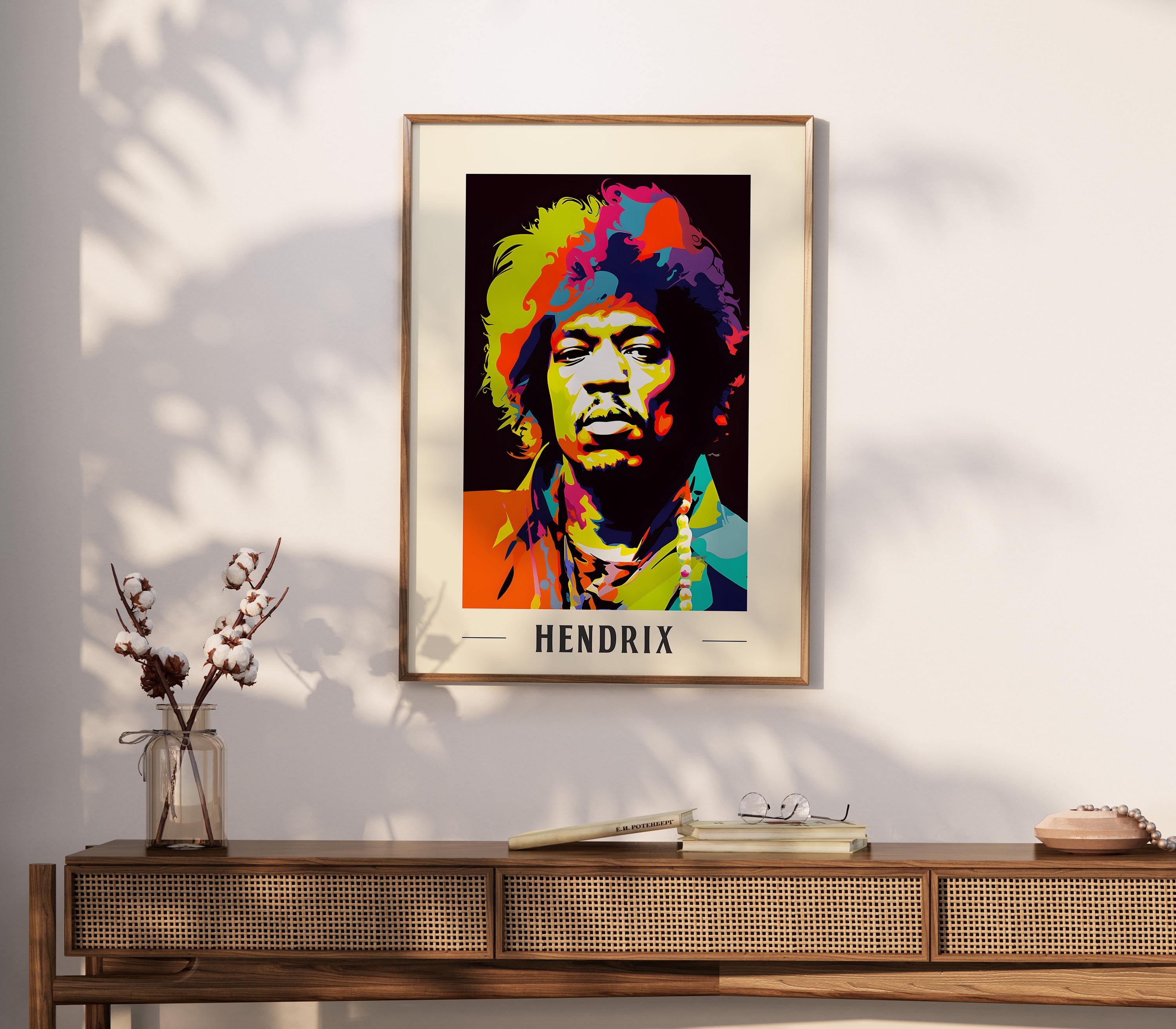 Jimi Hendrix WPAP Poster | WPAP | AI Generated Art | Wall Art | High ...