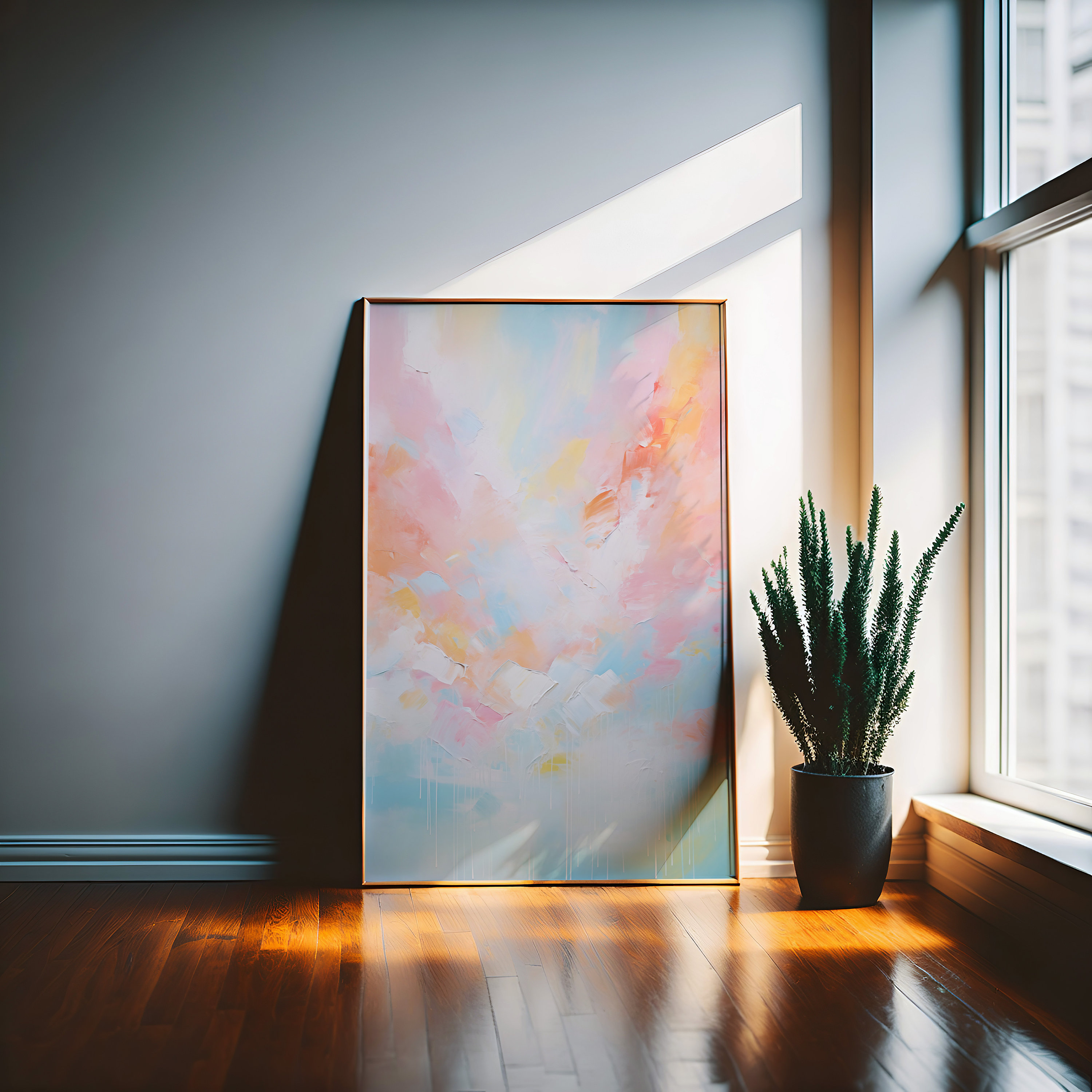 Abstract Pastel Printable Art | Abstract Art Print | Modern Large Wall ...