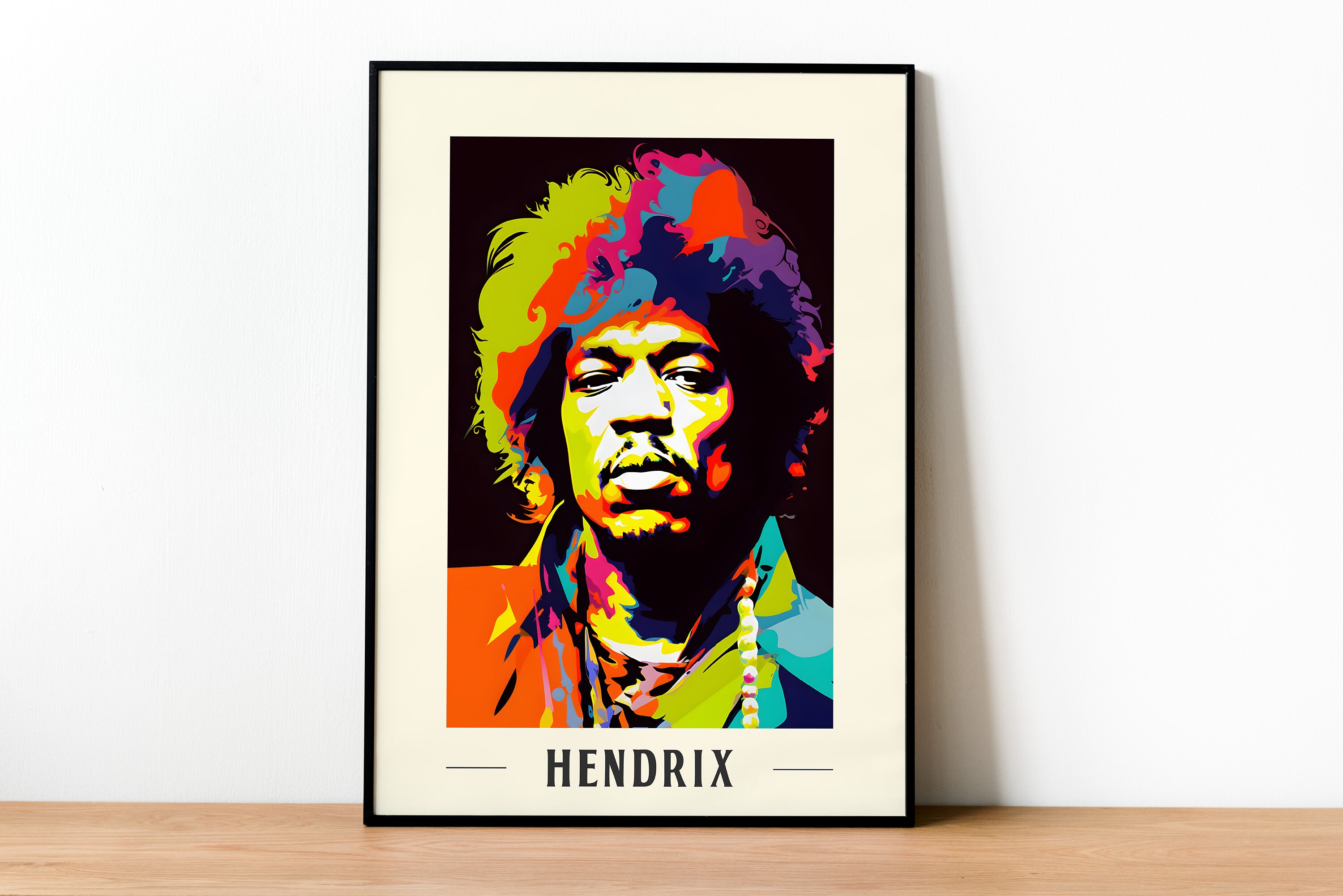 Jimi Hendrix WPAP Poster | WPAP | AI Generated Art | Wall Art | High ...