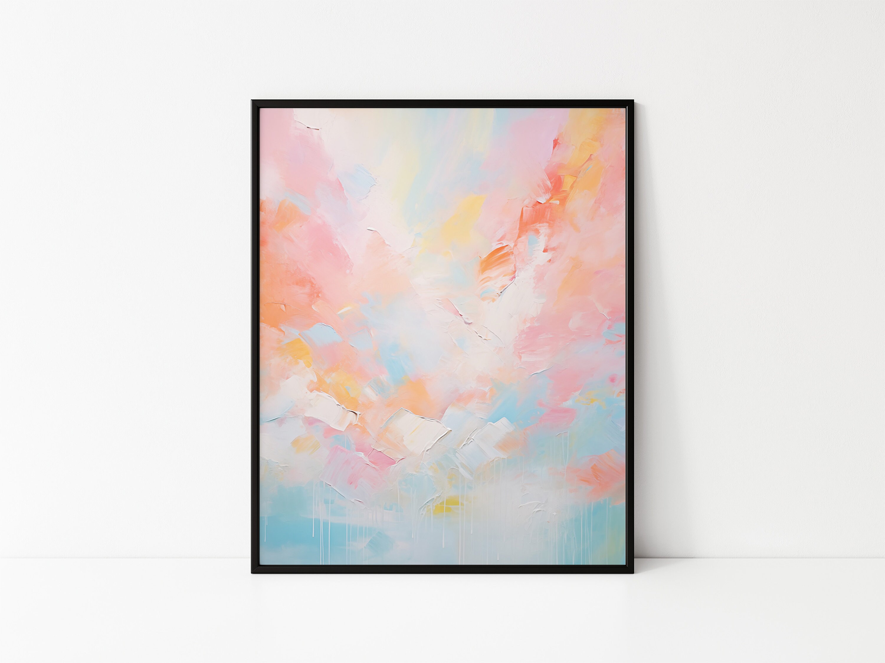 Abstract Pastel Printable Art Abstract Art Print Modern Large Wall Art ...
