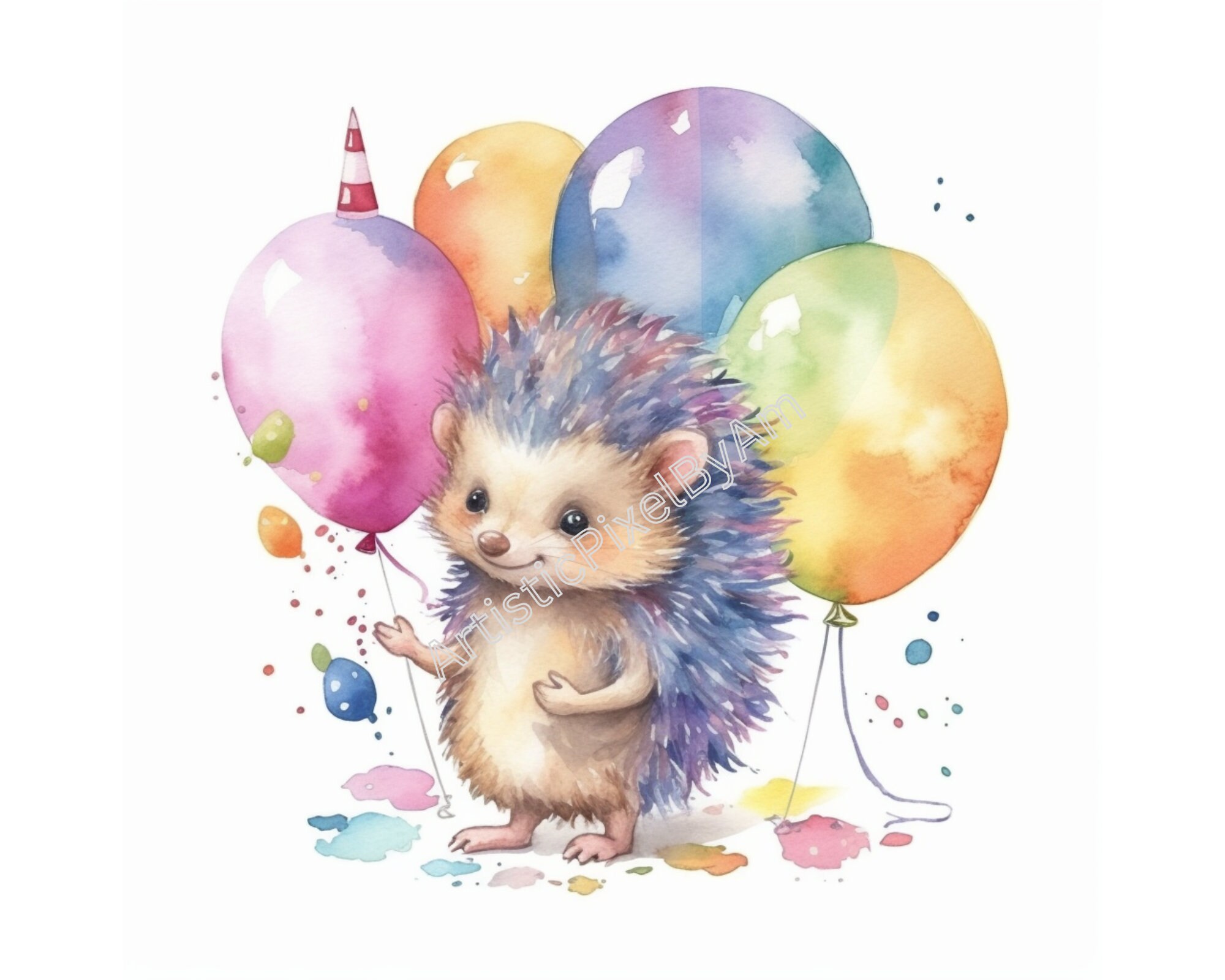 13 Baby Birthday Animals Watercolor Bundle of Cuteness: - Etsy