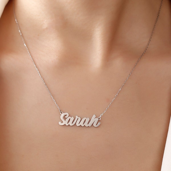 Sarah Name Necklace - Etsy