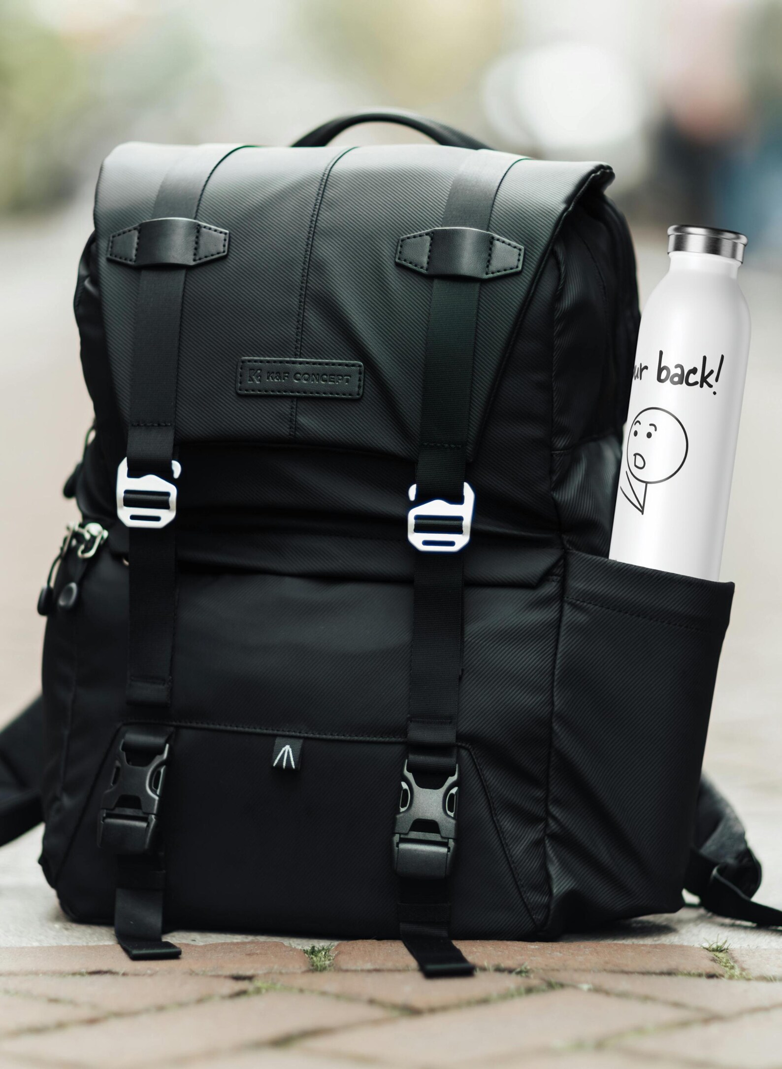 Humorous, I Got Your Back, Water Bottle, Mischievous Humor, On-the-go ...