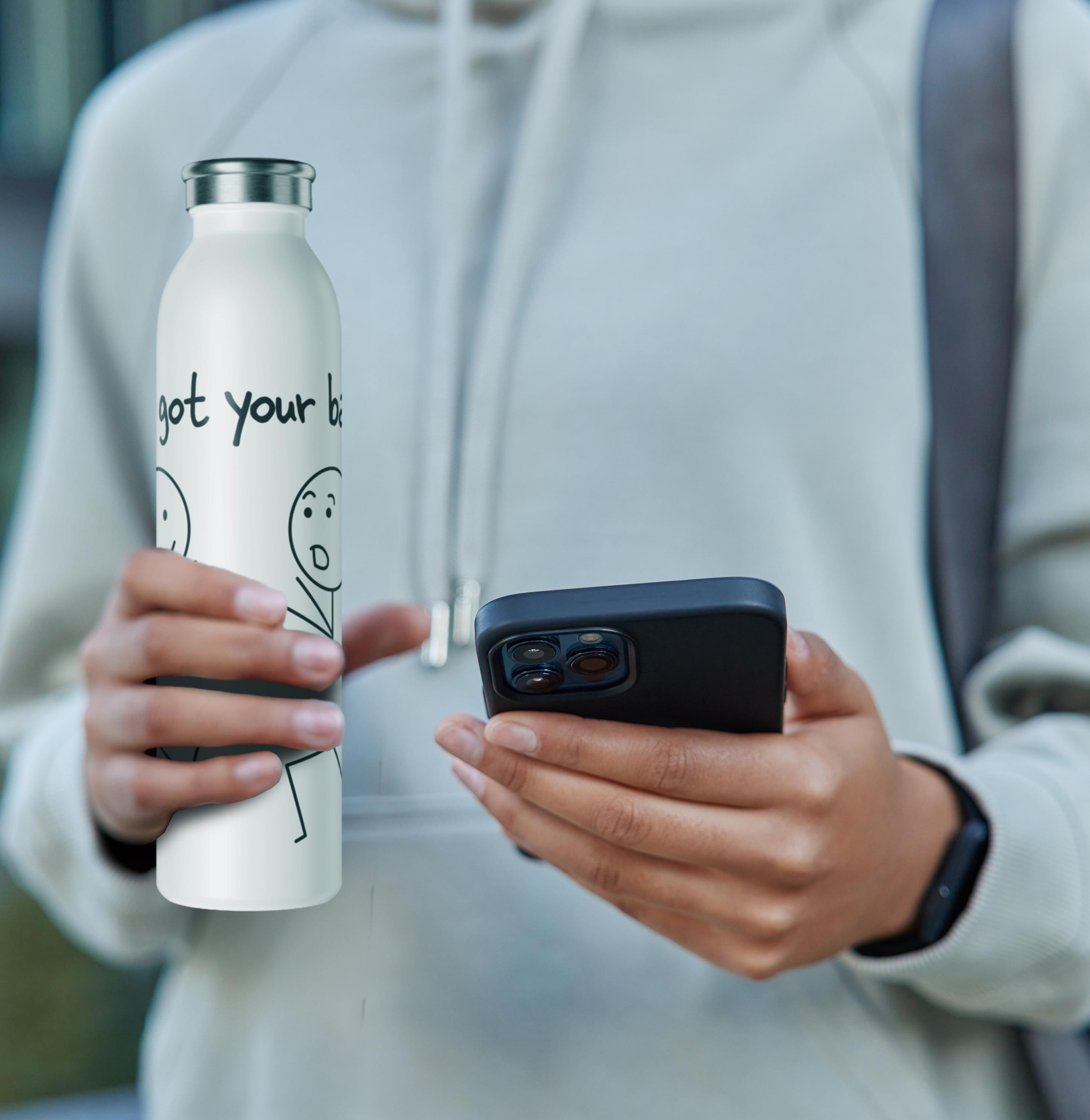 Humorous, I Got Your Back, Water Bottle, Mischievous Humor, On-the-go ...