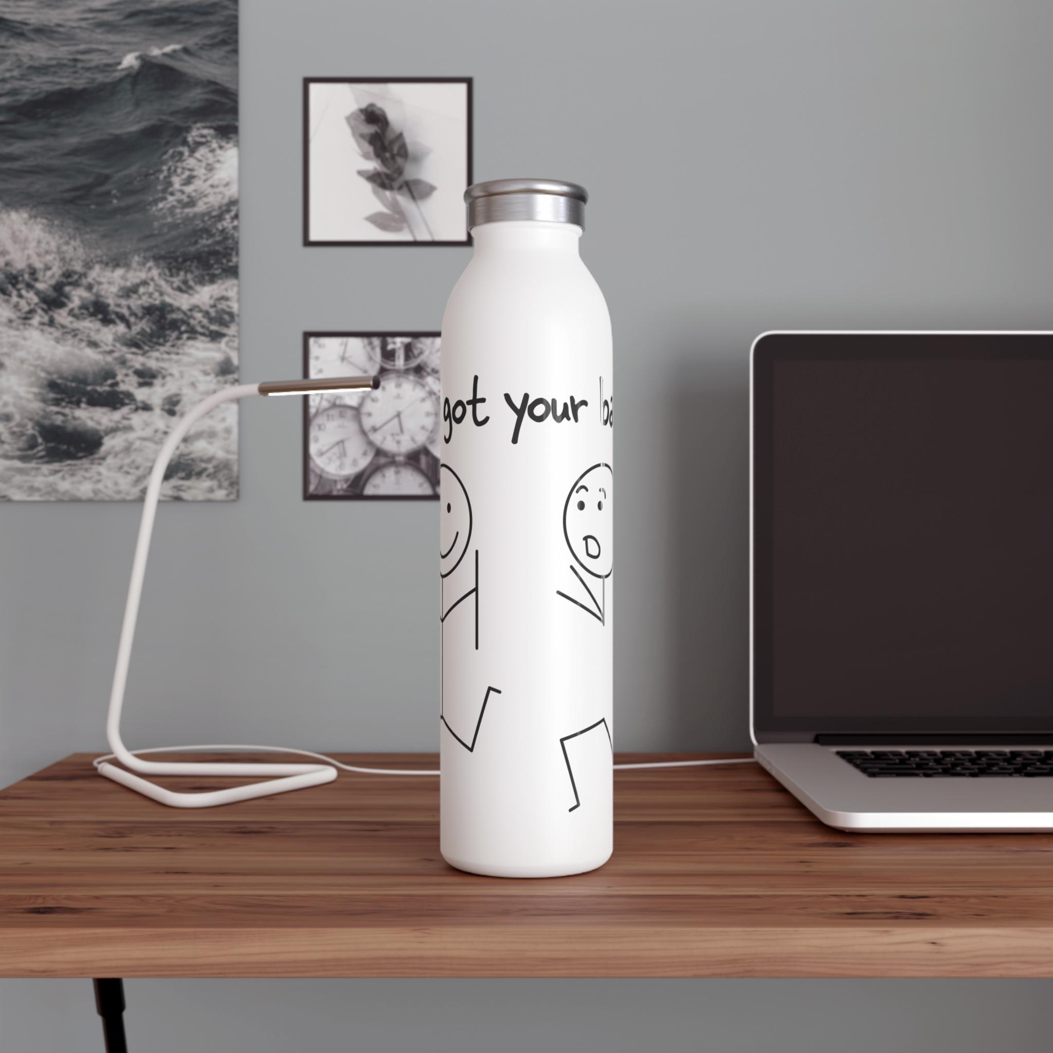 Humorous, I Got Your Back, Water Bottle, Mischievous Humor, On-the-go ...