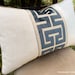 Greek Key Velvet Fretwork Pillow - Etsy