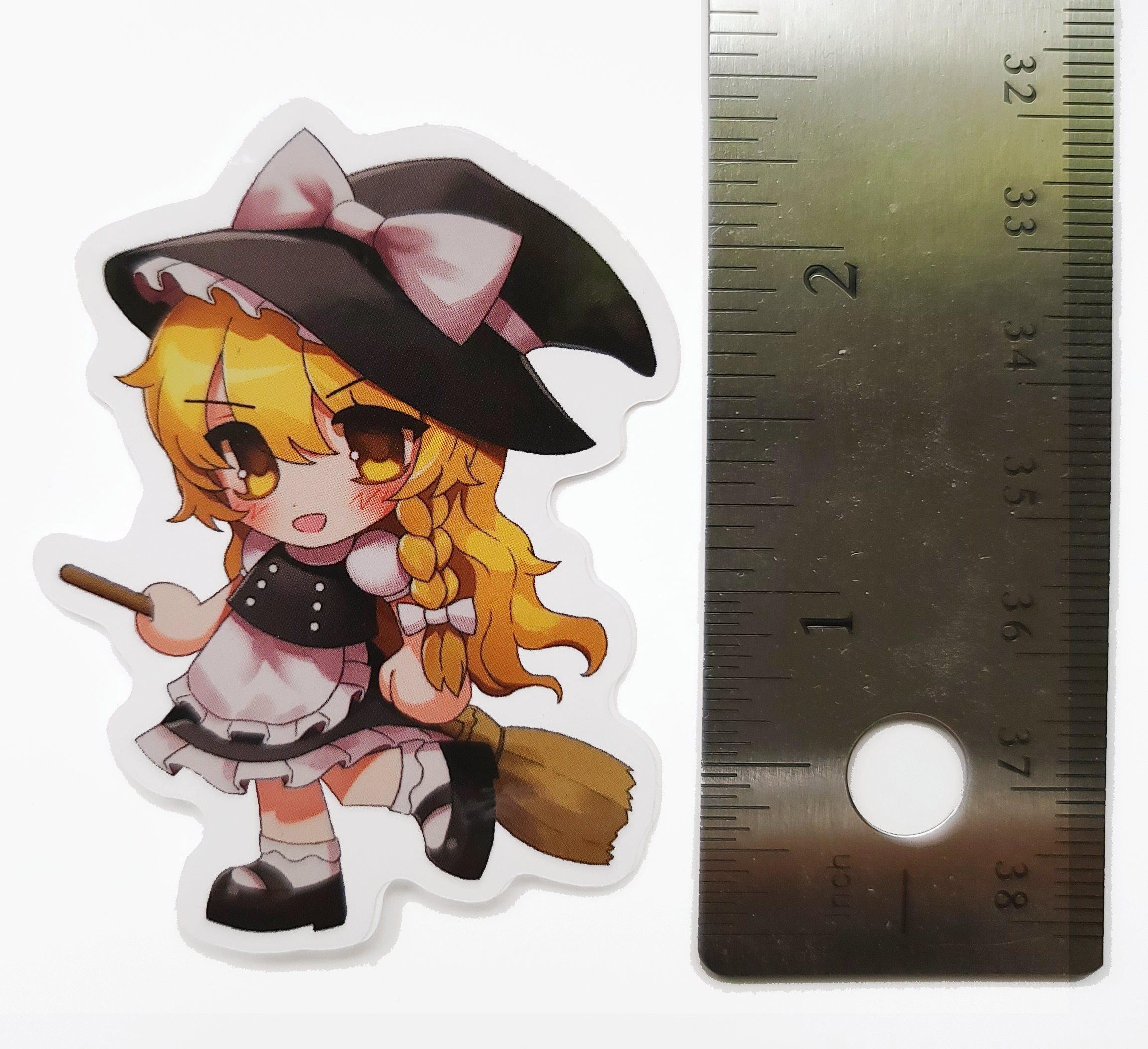 Reimu & Marisa Touhou Project Vinyl Stickers - Etsy
