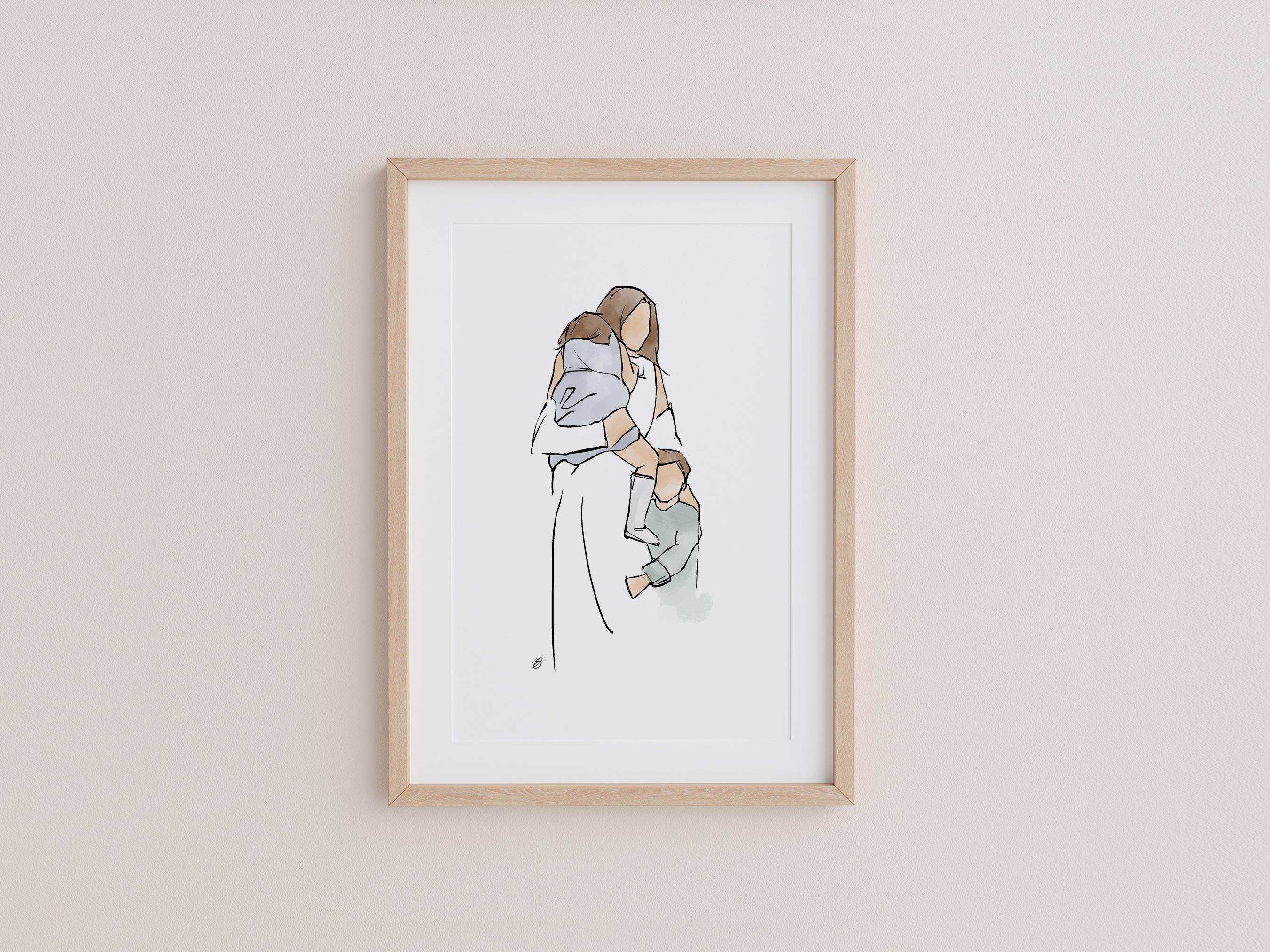 Personalised Family Print, Personalised Print, Mothers Day Print ...