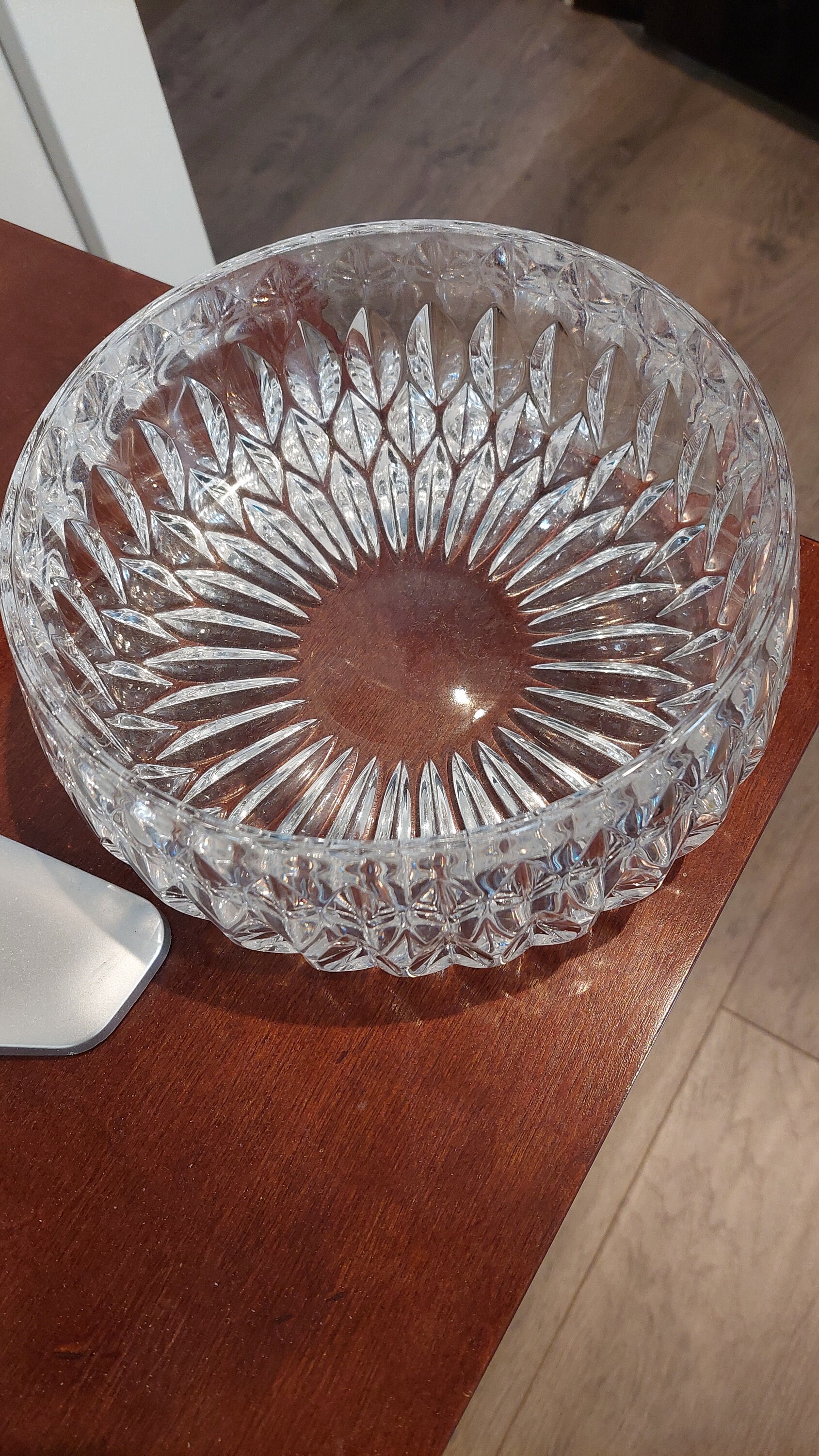Vintage Lead Crystal Bowl. - Etsy