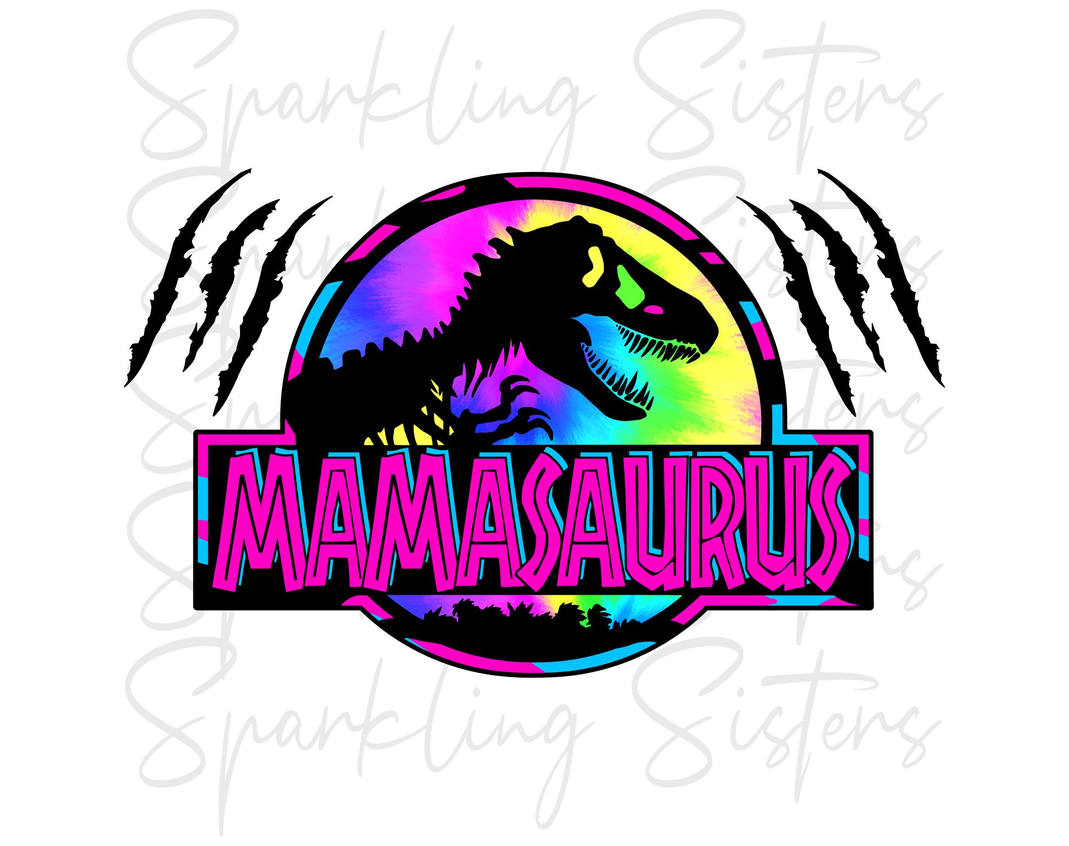 Mamasaurus, Instant Download, PNG, T-rex, Customize, Sublimation, DTG ...