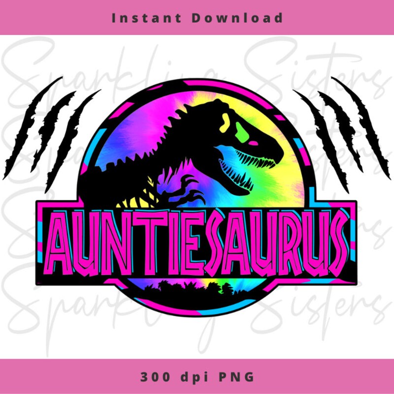 Auntie Saurus - Etsy