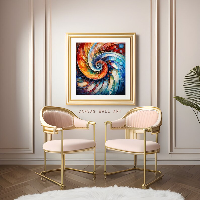 Beach Wall Canvas Art, Sea Shell, Posters, Abstract Art, Wall Decor ...